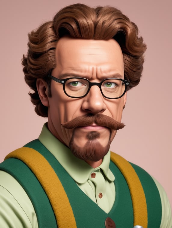 Premium Free ai Images | really buff ned flanders