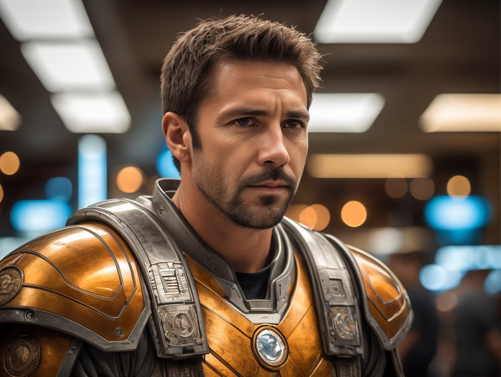 Premium Free ai Images | idiocracy guy from the future