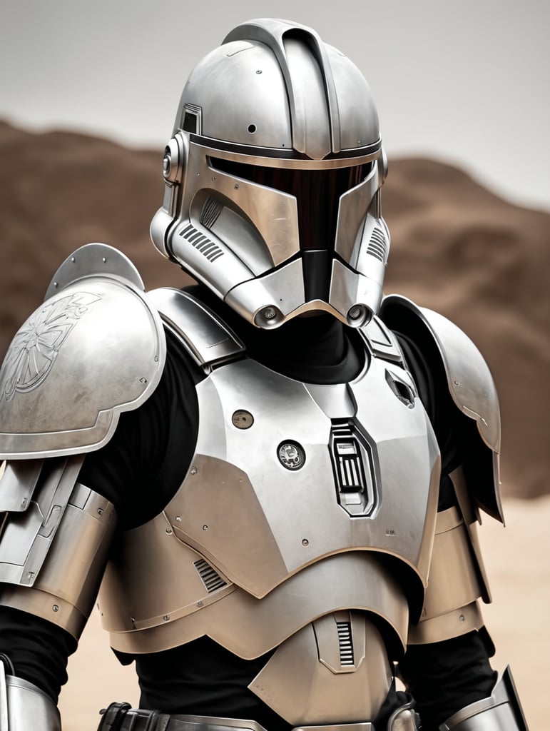 Premium Free ai Images | person in star wars clone armor