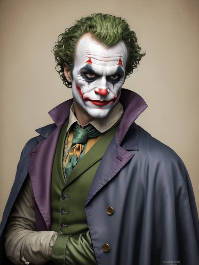 Premium Free ai Images | italian renaissance joker from batman