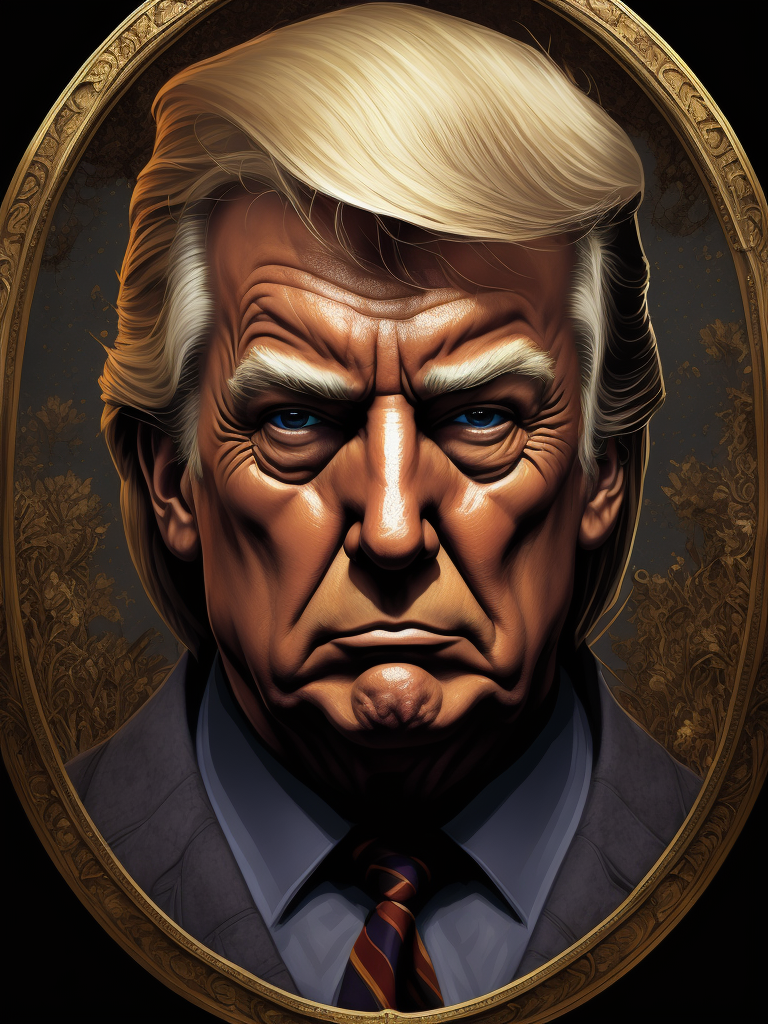 Lumenor AI Image Generation - donald trump hero portrait comics marvel ...