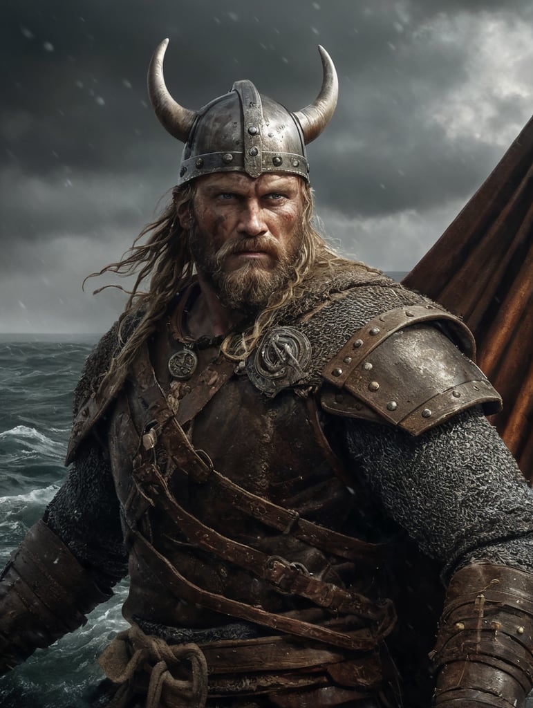 Lumenor AI Image Generation - concept art portrait of viking warrior at ...