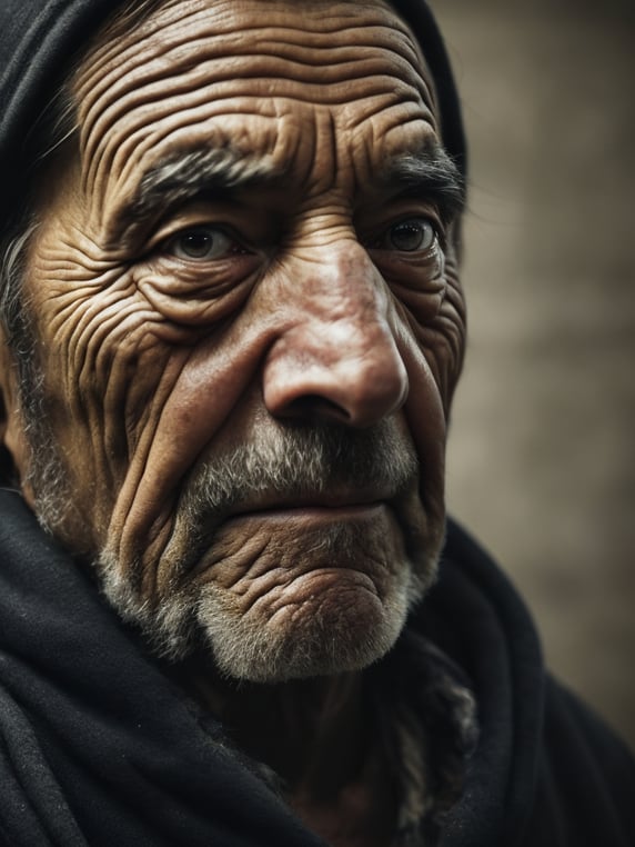 Premium Free ai Images | portret starogo kocegara lico saze graznaa ...