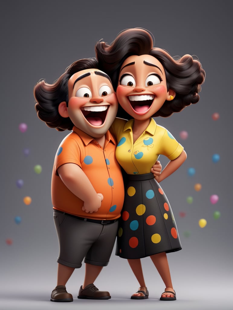 Premium Free ai Images | extreme happiness laughter emoji as human ...