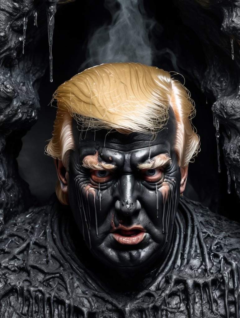 Premium Free ai Images | photo of the scary donald trump ...
