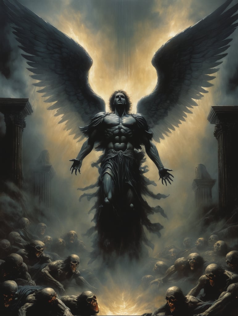 Premium Free ai Images | dark fantasy painting create an image of ...