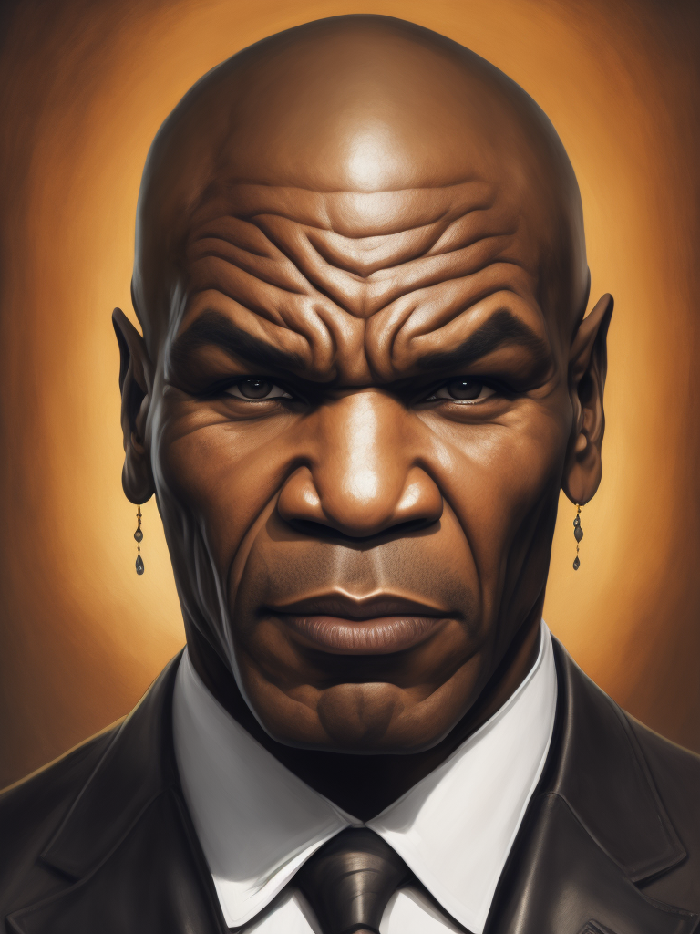 Lumenor AI Image Generation - mike tyson by peter howson