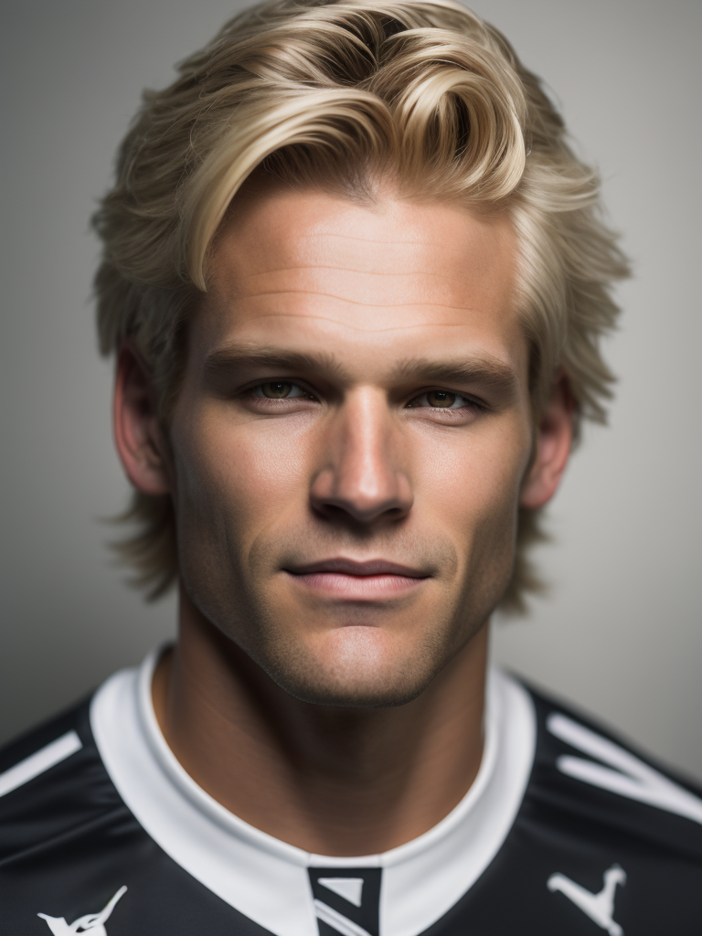 Premium Free ai Images | portrait of soccer player oliver kahn