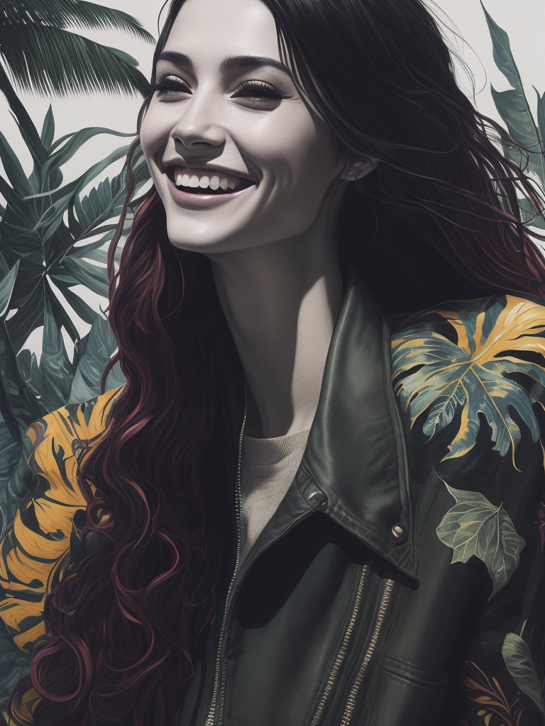 Premium Free ai Images | tropicalpunk by anna dittmann and paul cadden ...