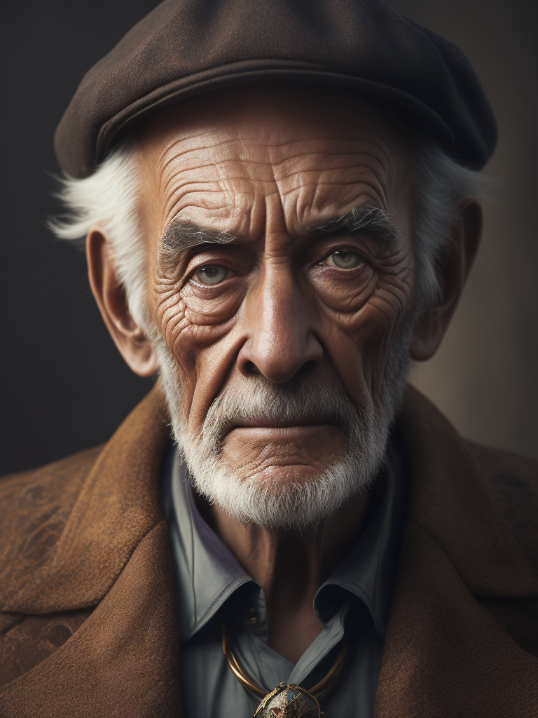 Lumenor AI Image Generation - an elderly man from yorkshire
