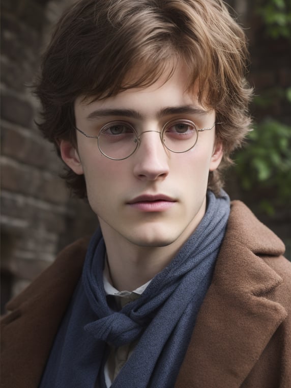Premium Free ai Images | portrait of harry potter in medieval style ...