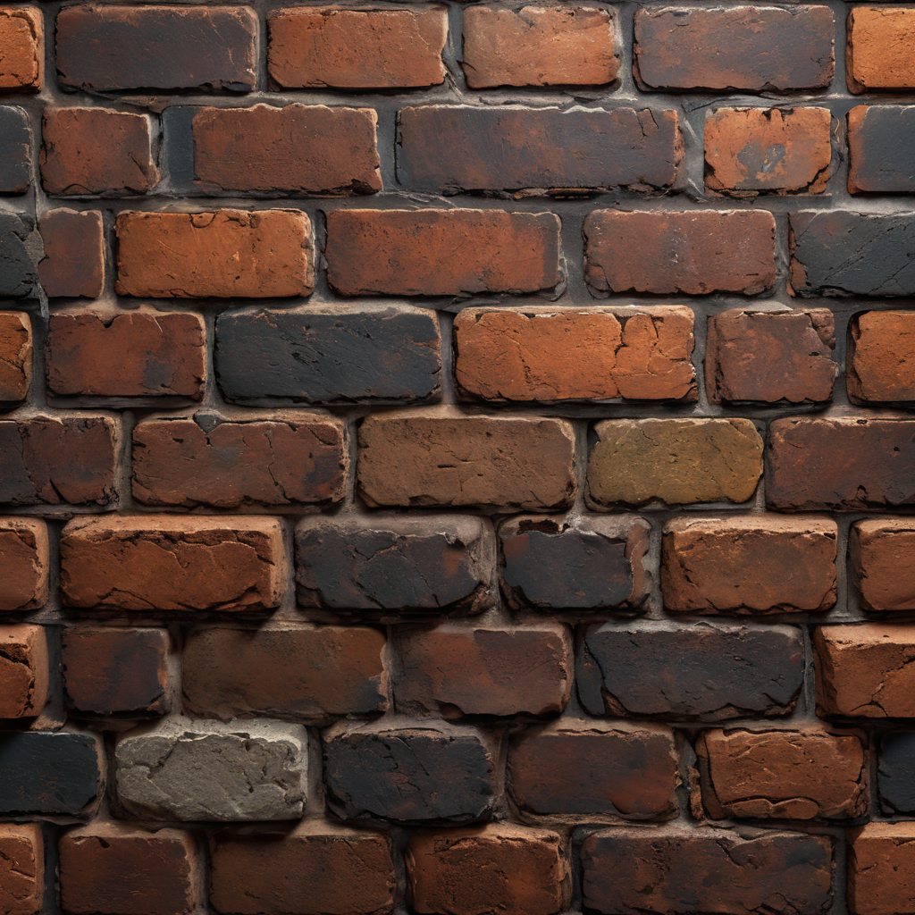 Premium Free ai Images | old brown brick texture seamless