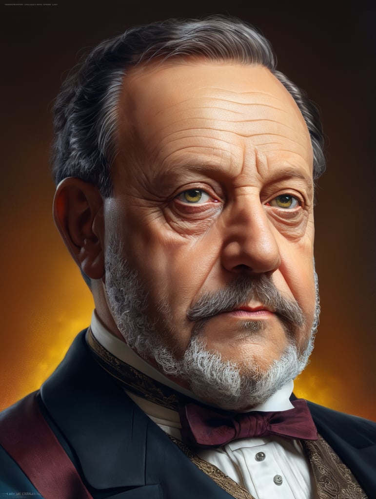 Premium Free ai Images | half bust portrait of louis pasteur bright and ...