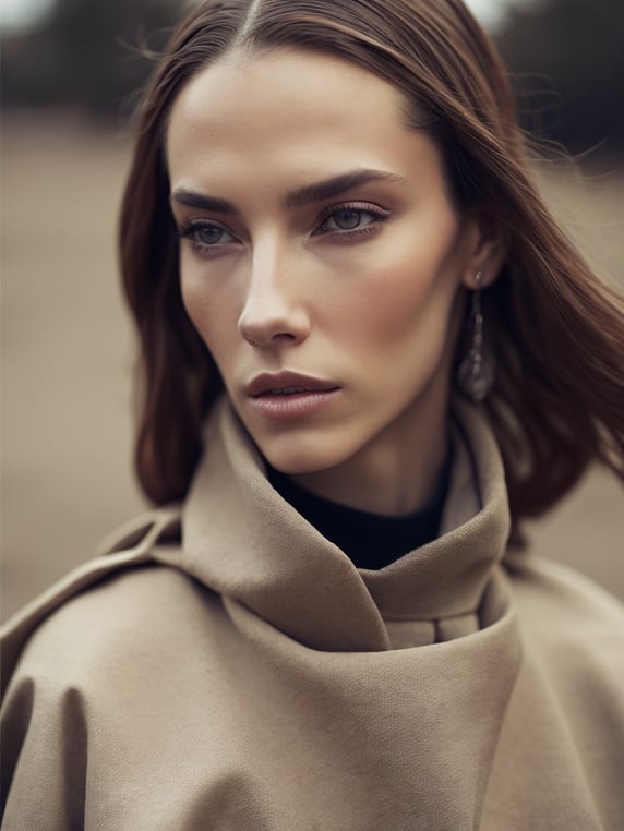 Premium Free ai Images | vogue italia magazine walking outdoors ultra ...