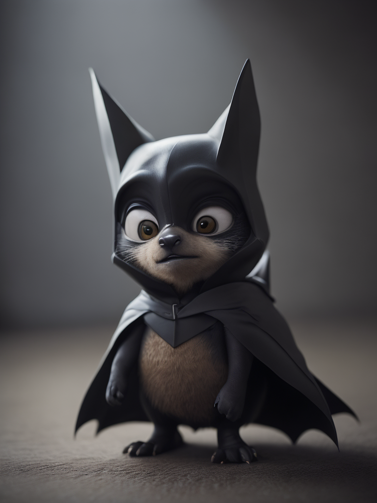 Lumenor AI Image Generation - little bat cute pixar character digital ...
