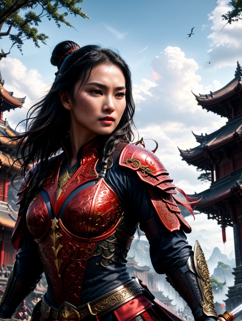 Premium Free ai Images | an ultra realistic wide angle epic full body ...