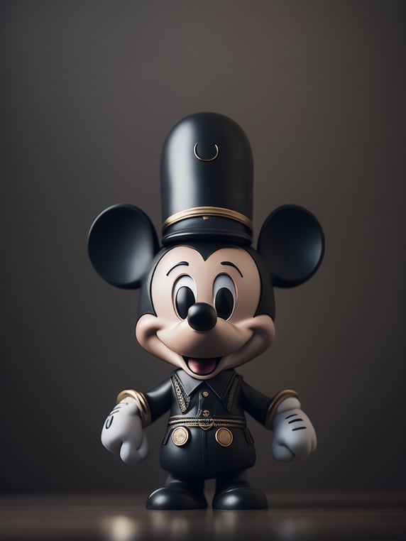 Premium Free ai Images | mickey mouse as an evil dictator