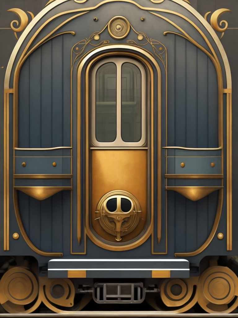 Lumenor AI Image Generation - flat nose train locomotive on wheels art ...