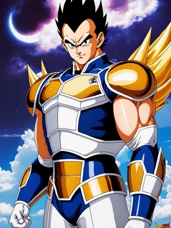 Premium Free ai Images | vegeta vegeta is the last prince of the saiyan ...