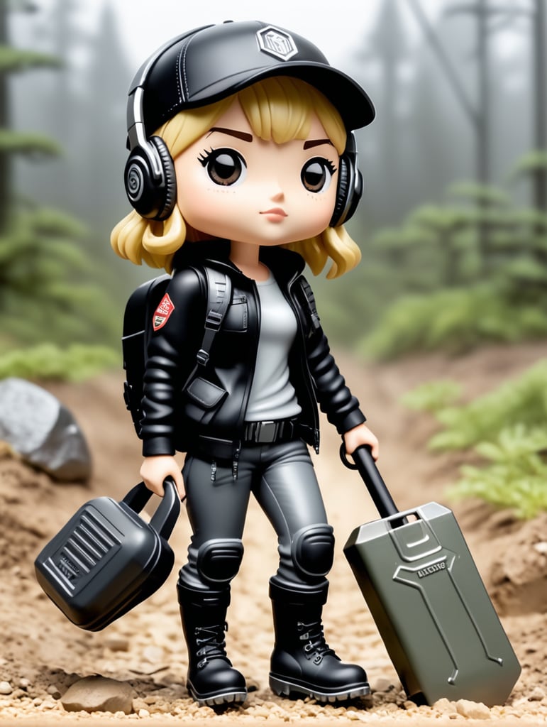 Premium Free ai Images | female funko pop character with short length ...