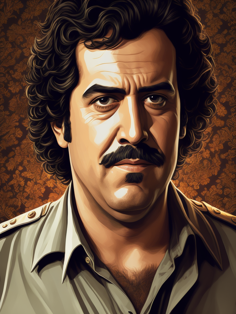Lumenor AI Image Generation - pablo escobar portrait comic mad magazine ...