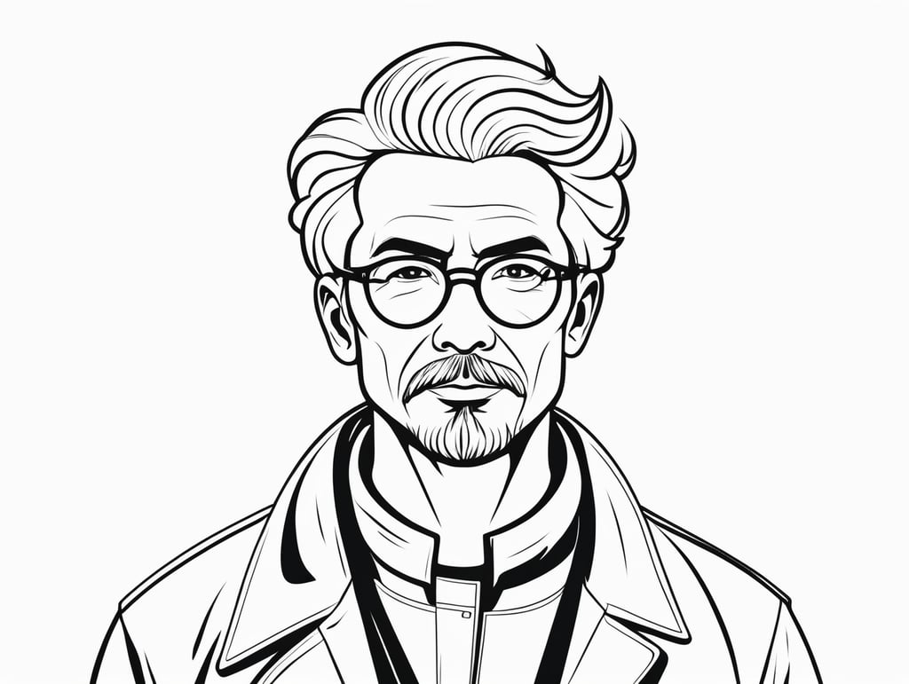 Premium Free ai Images | character who is visionary radical ...