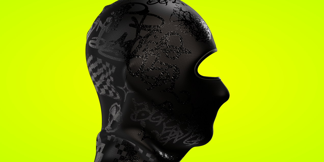 Ski Mask Balaclava 3D mockup and 3D model. Edit online. Provisual.