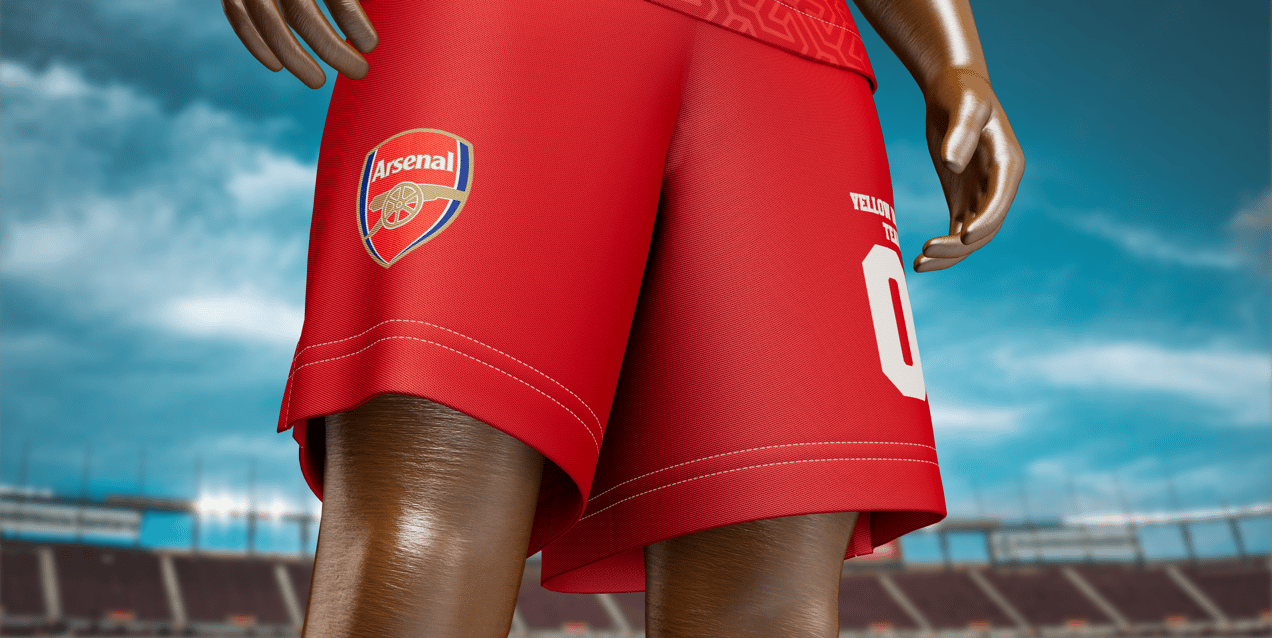 ProVisual — Men’s Full Soccer Kit 3D mockup and 3D model - customize ...