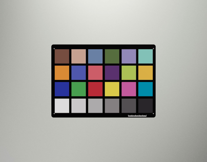 ProVisual — Macbeth Color Chart 3D mockup and 3D model