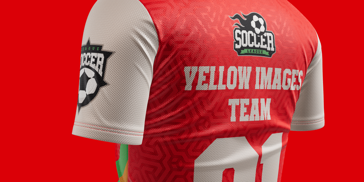 Jersey 3D Mockup and 3D Model. Edit online. ProVisual.