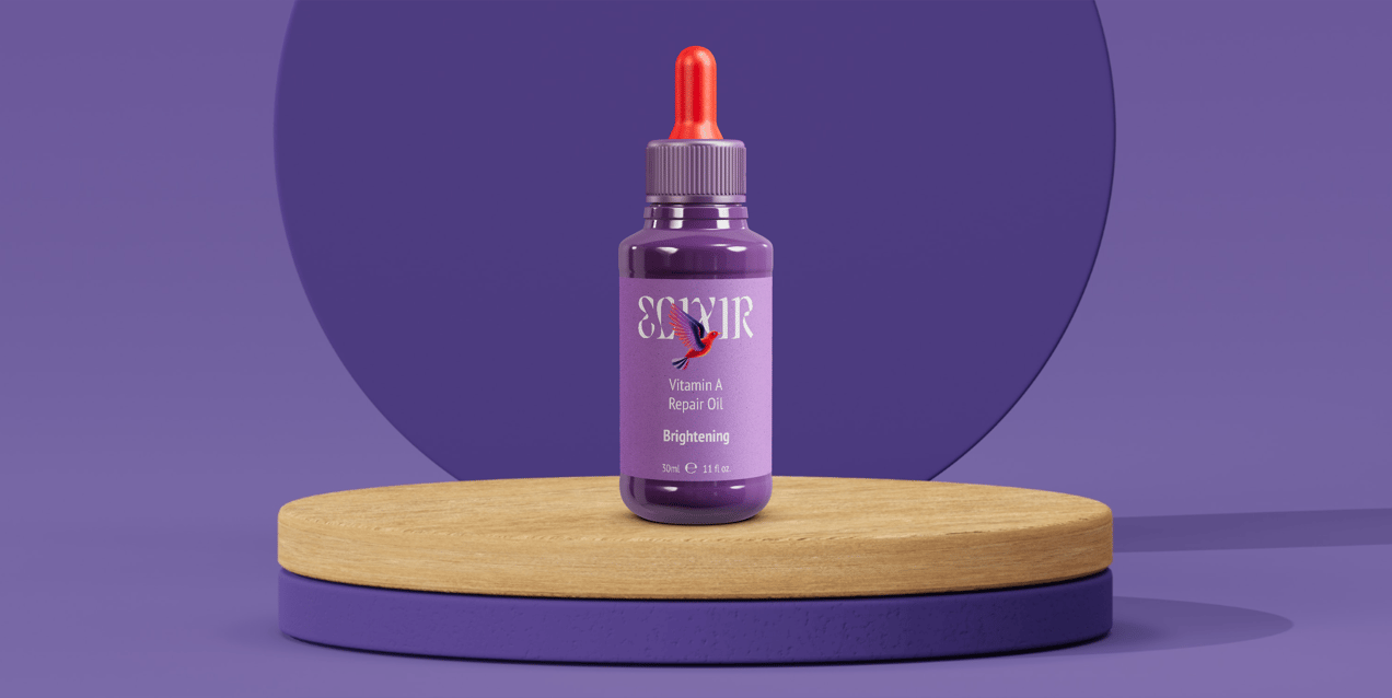 Dropper Bottle. Cosmetic Bottle. 3D model. ProVisual.