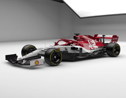 Car Mockup Formula 1 Race. 3D Mockup, edit online. ProVisual.