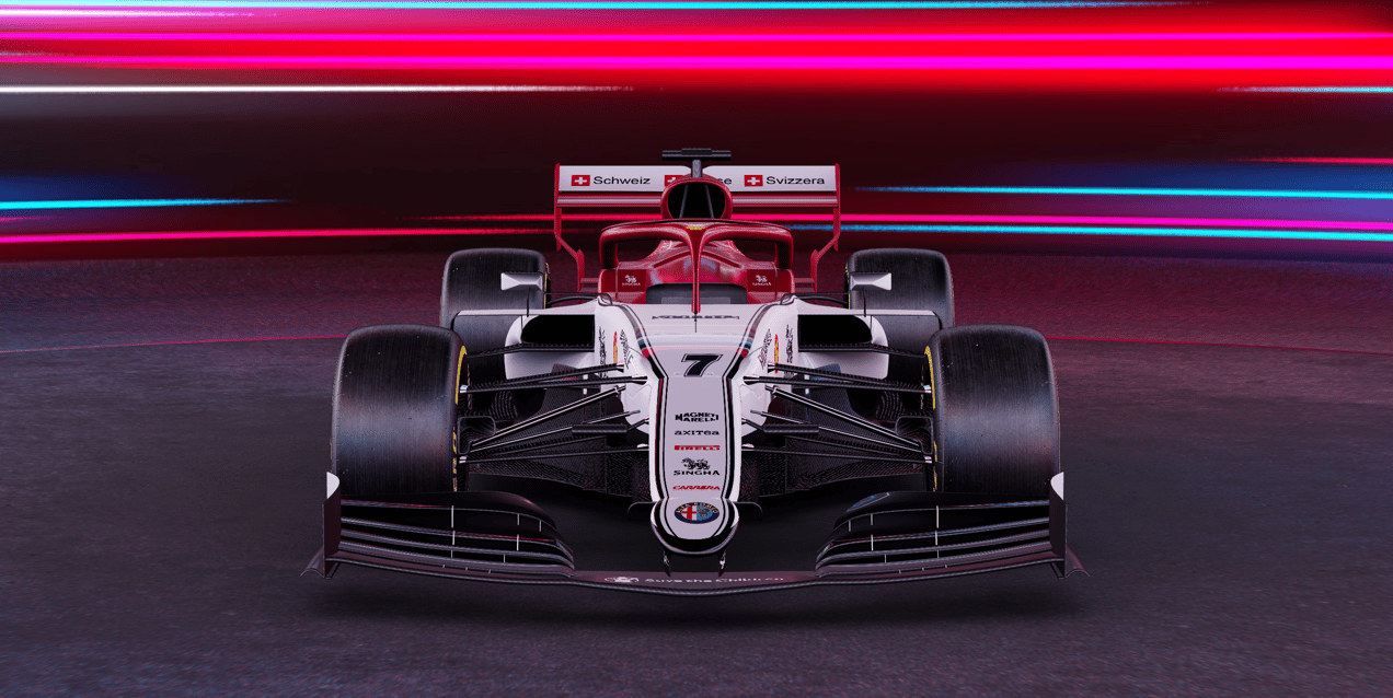 Car Mockup Formula 1 Race. 3D Mockup, edit online. ProVisual.