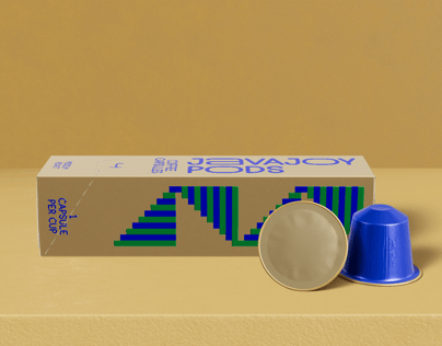 Coffee Pods with Box. 3D model. ProVisual.