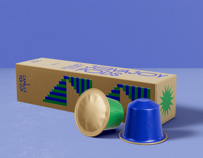 Coffee Pods with Box. 3D model. ProVisual.
