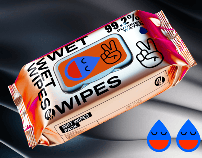 ProVisual — Wet Wipes Pack 3D mockup and 3D model - visualize online now