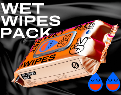 ProVisual — Wet Wipes Pack 3D mockup and 3D model - visualize online now