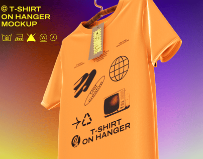 ProVisual — T-Shirt on Hanger with Tag 3D mockup and 3D model - create ...