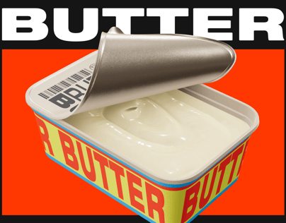 ProVisual — Half Opened Butter Tub 3D mockup and 3D model - try it now ...