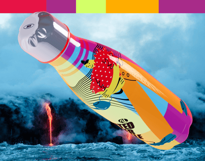 ProVisual — 500ml Insulated Water Bottle 3D mockup and 3D model