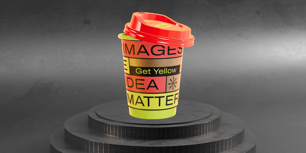 ProVisual — Half Opened Coffee Cup 3D mockup and 3D model - visualize ...