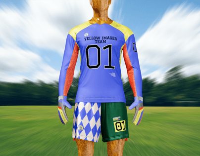 ProVisual — Men’s Full Soccer Goalkeeper Kit 3D mockup and 3D model ...