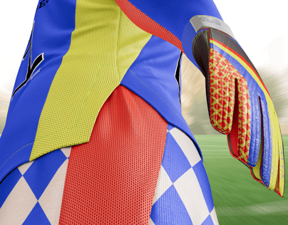 ProVisual — Men’s Full Soccer Goalkeeper Kit 3D mockup and 3D model ...