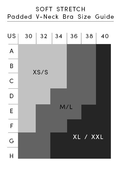 SoftStretch Padded V-Neck Bra Poppy