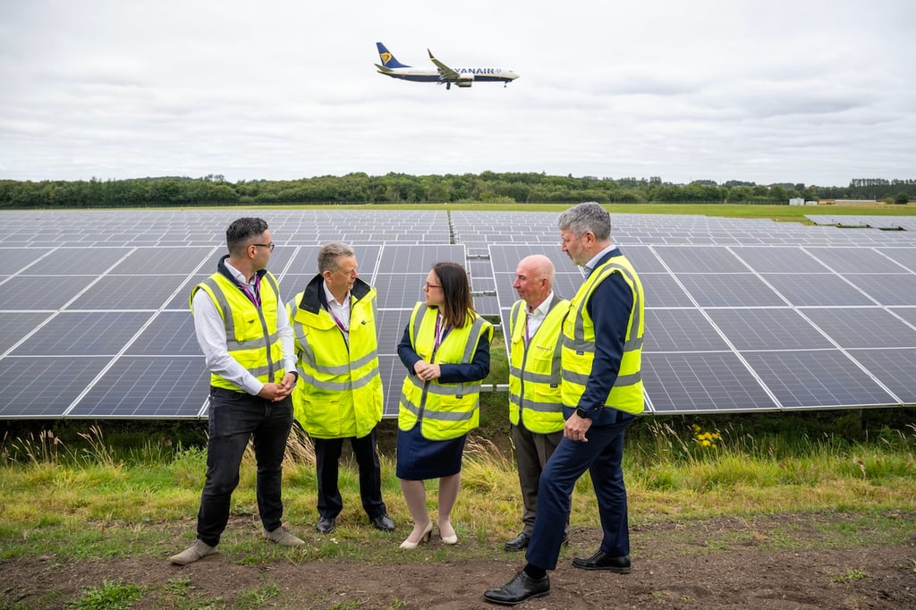 Solar farm officially opened at Edinburgh Airport - The Edinburgh Reporter
