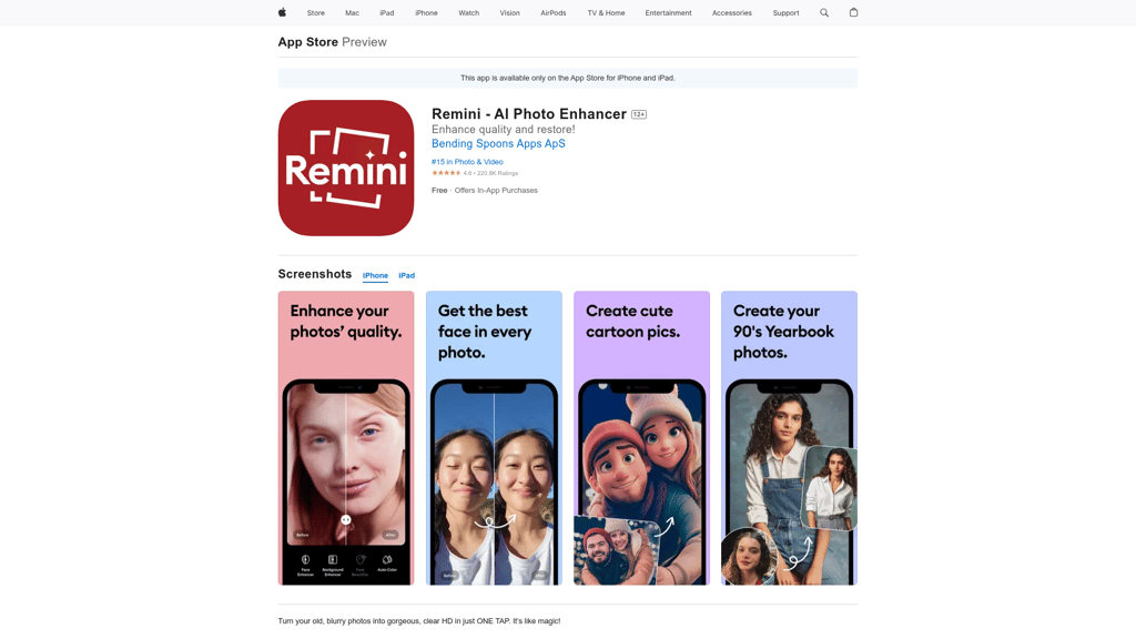 Remini Reviews, Alternatives, and Pricing updated September 2025