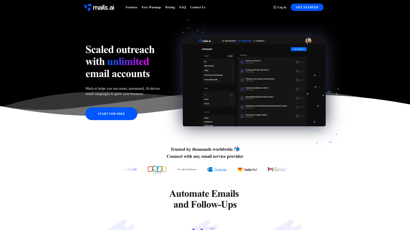 Mails.ai Reviews, Alternatives, and Pricing updated October 2025