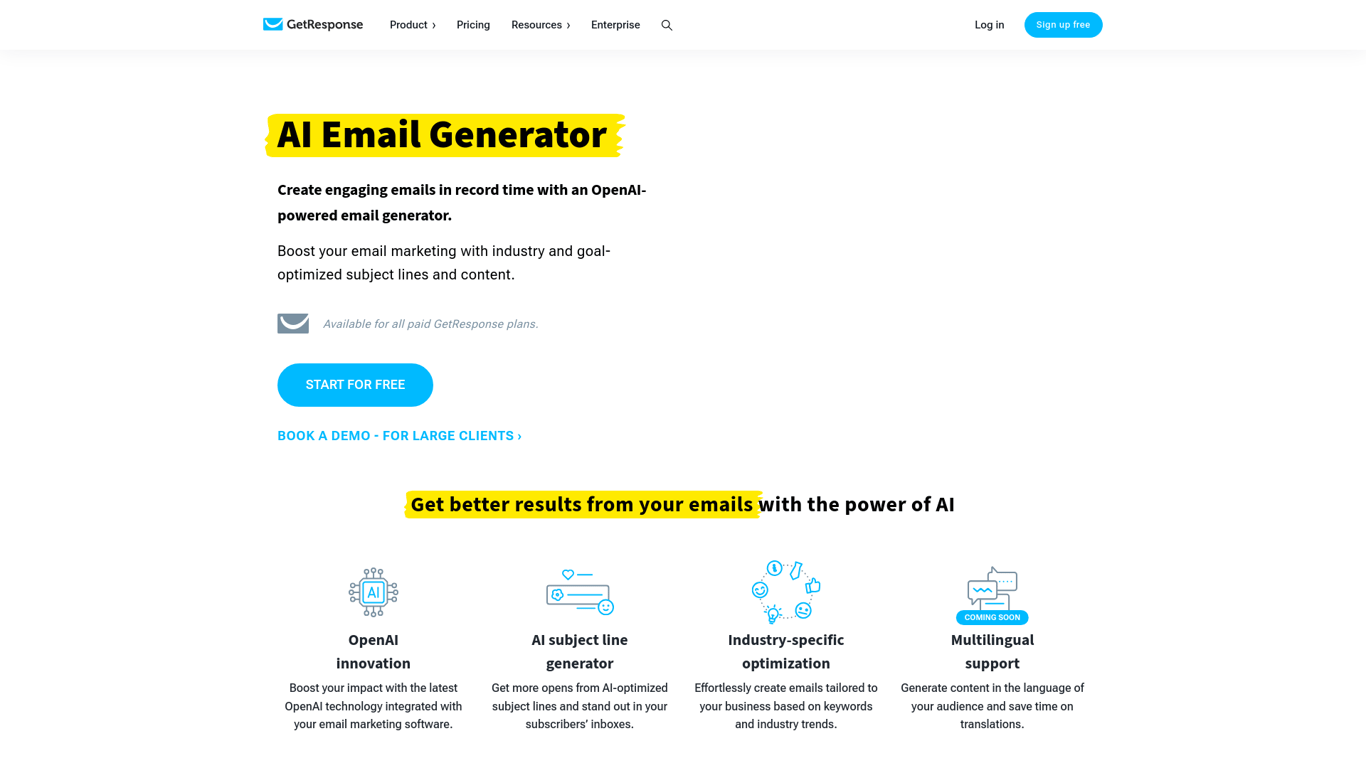 GetResponse Email Generator Review, Pricing & Alternatives (May 2026)