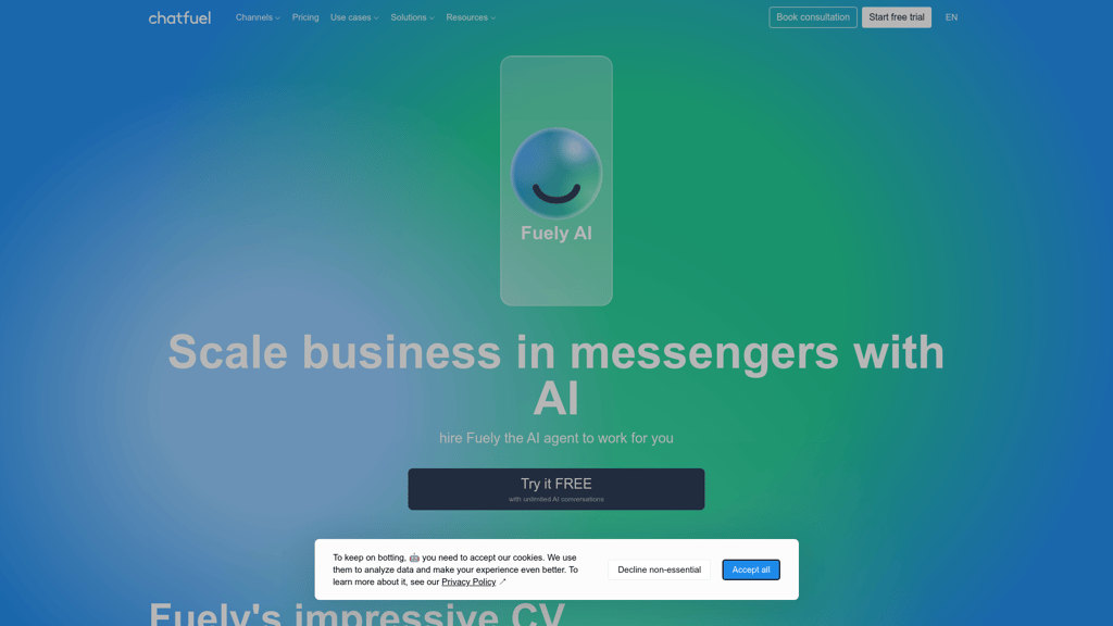 Chatfuel AI Reviews, Alternatives, and Pricing updated July 2025