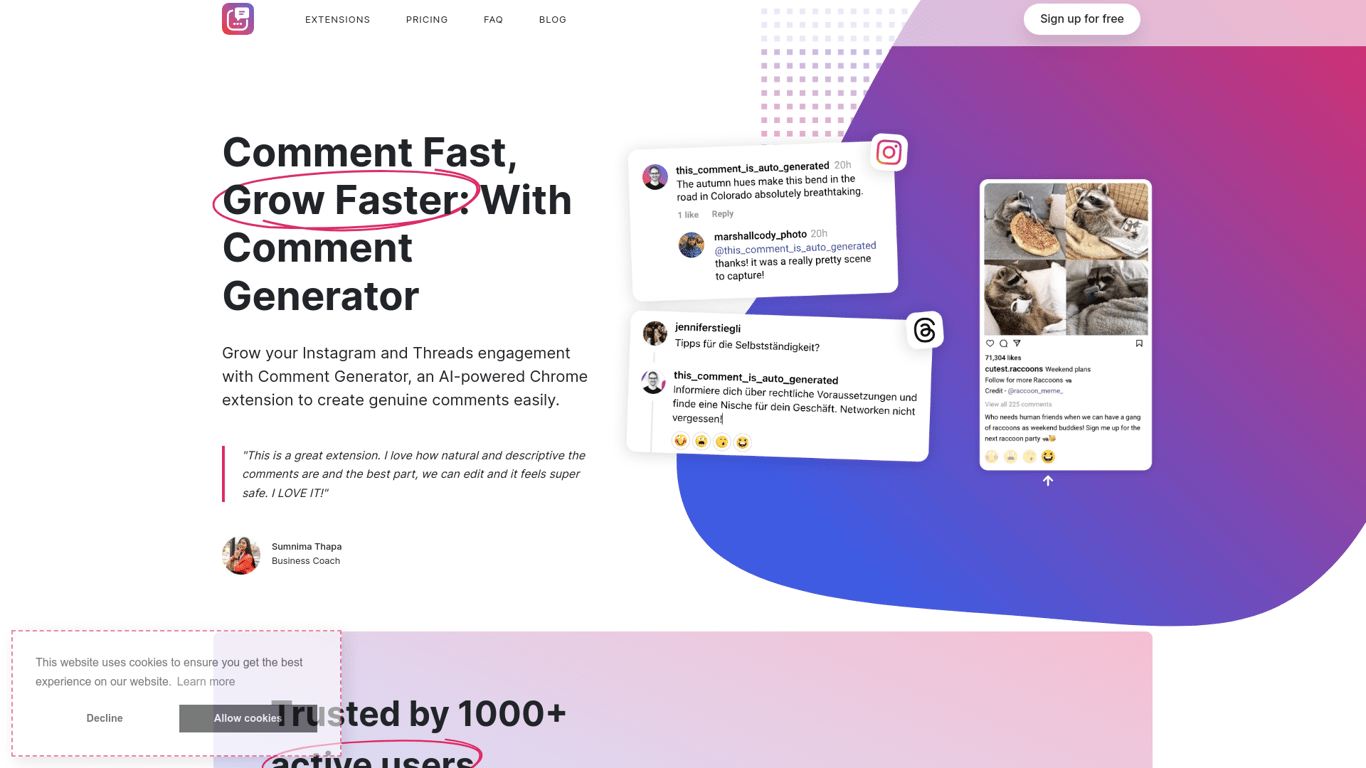 Insta Comment Generator Reviews, Alternatives, and Pricing updated July ...